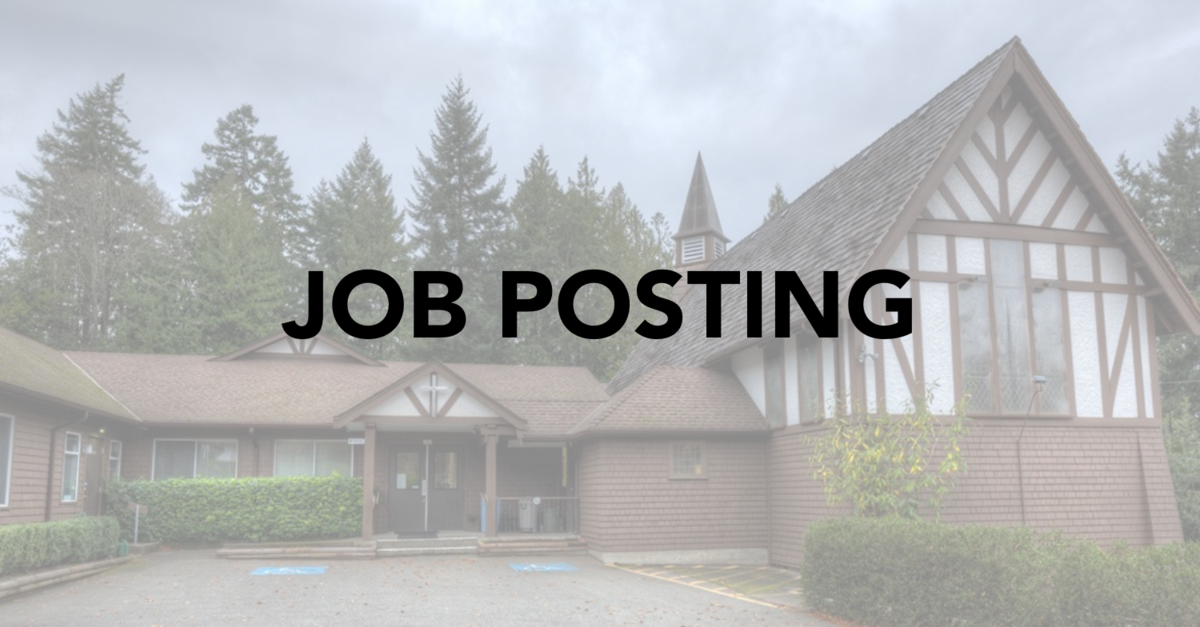 Job Posting - Part-Time - Manager/Handyperson | Anglican Diocese of ...