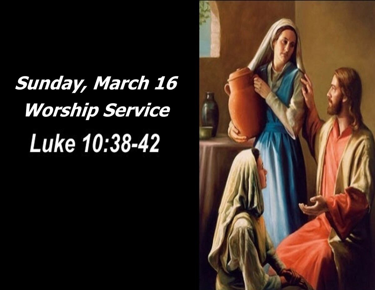 Sunday, March 16 Worship Service | Lutheran Church of our Saviour