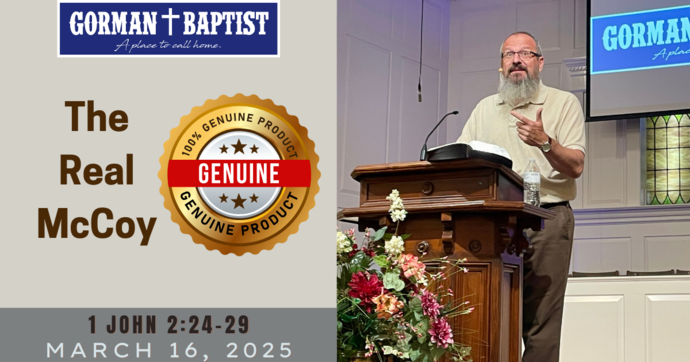 Sermons | Gorman Baptist Church