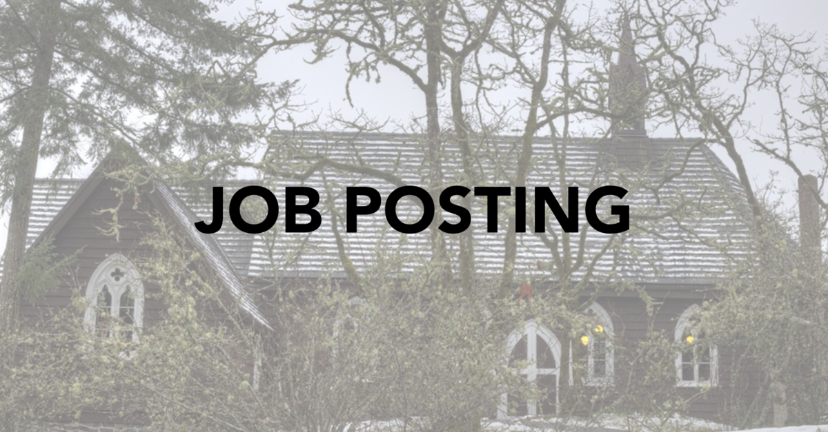 Job Posting - Part-time Administrative Assistant | Anglican Diocese of ...