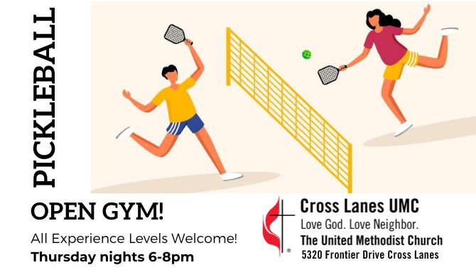 Open Gym Pickleball | Cross Lanes United Methodist Church