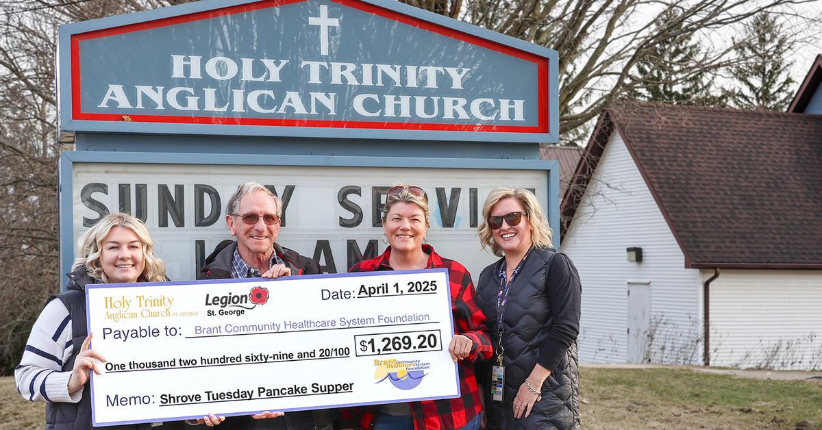 Holy Trinity, St. George outreach to benefit Brant Community Healthcare ...