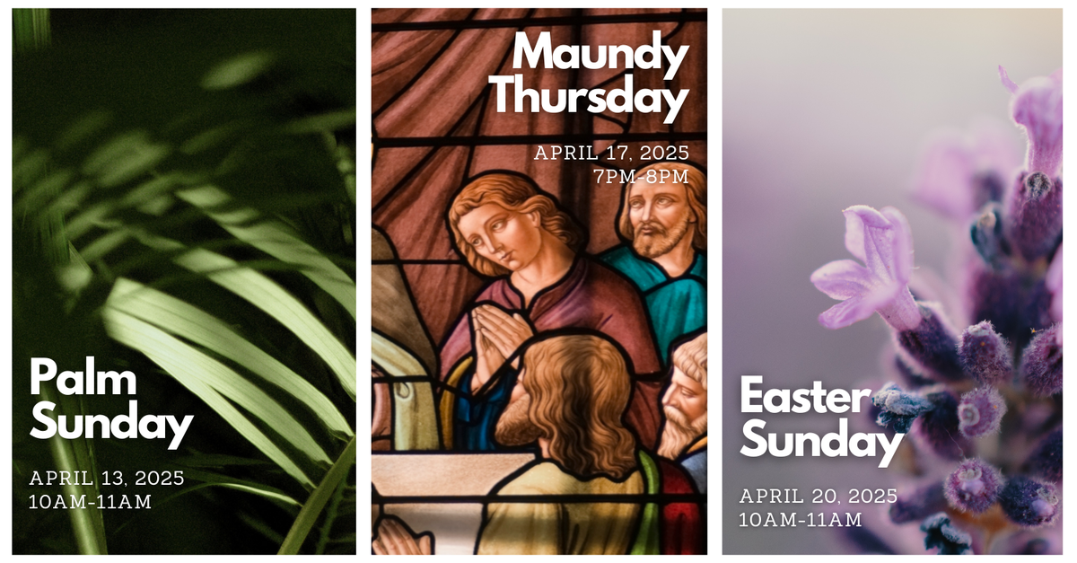 Holy Week 2025 | Worship Arts | First Presbyterian Church of Galesburg