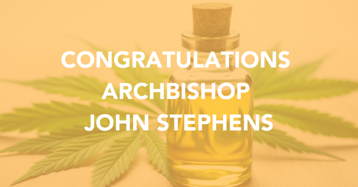 Congratulations Archbishop John Stephens | St. Columba's Anglican ...