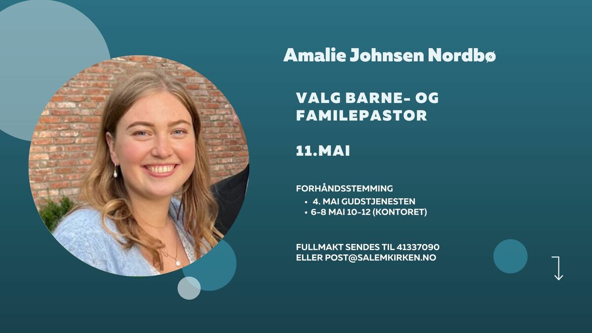 Valg Barne-og familiepastor | Salemkirken