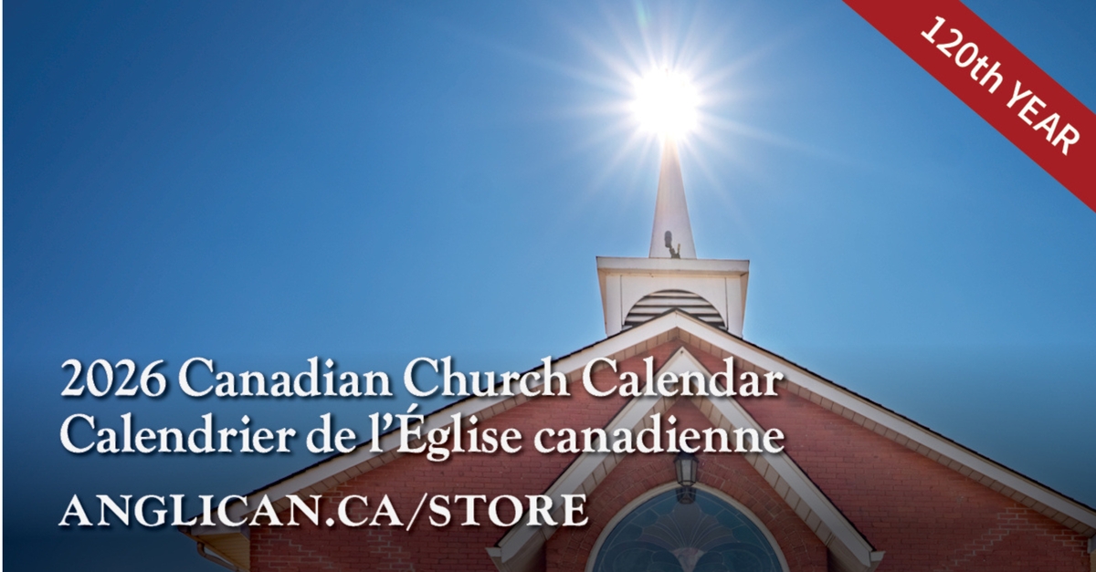 Order 2026 Canadian Church Calendars Online | Anglican Diocese of Edmonton