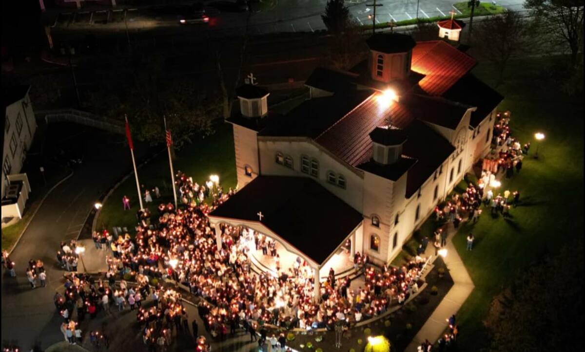 Midnight Resurrection Procession Unites Faithful on Holy Easter Night ...