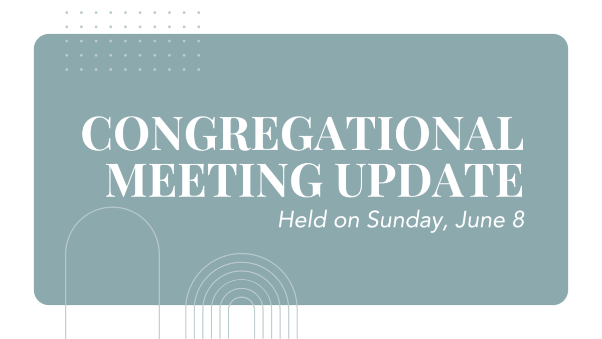 Congregational Meeting Update | Peninsula United Church