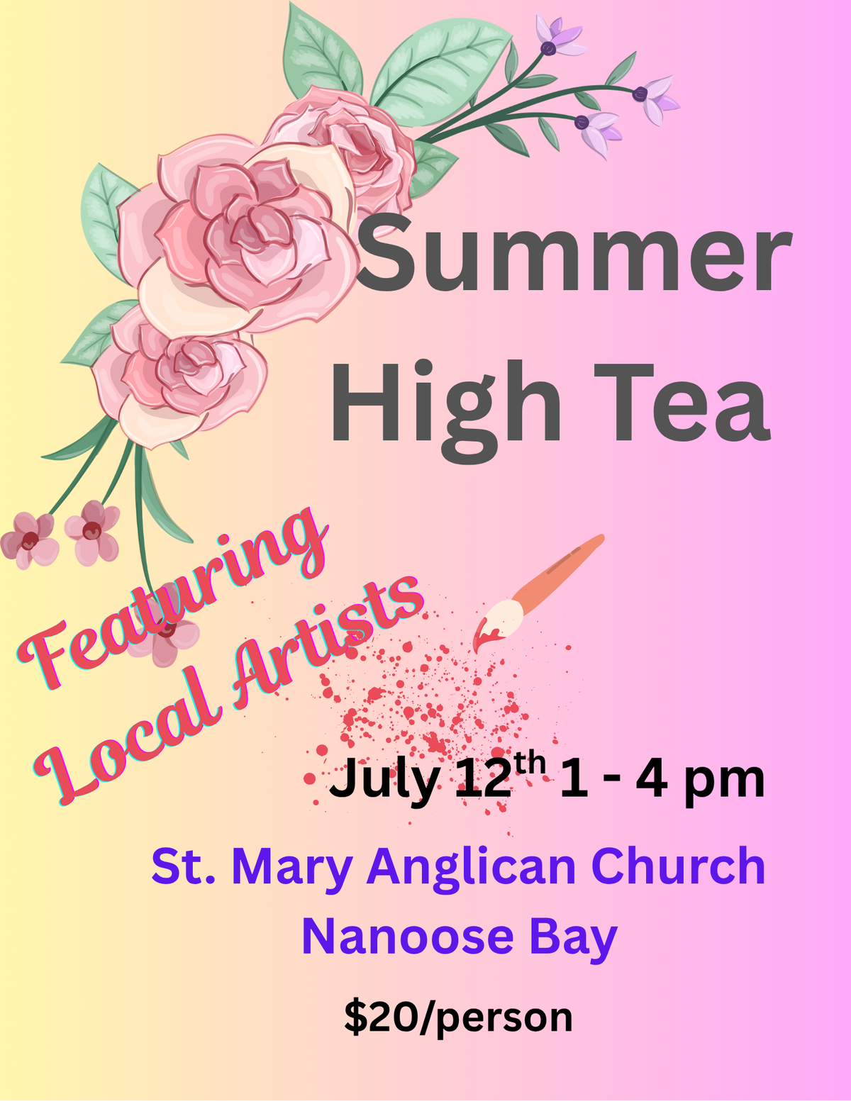Summer High Tea | St. Mary's Anglican Church