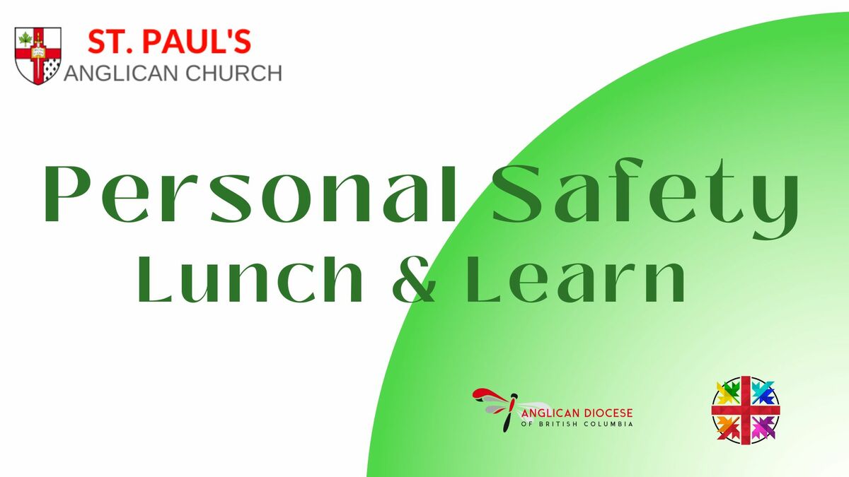 Personal Safety | St. Paul's Anglican Church