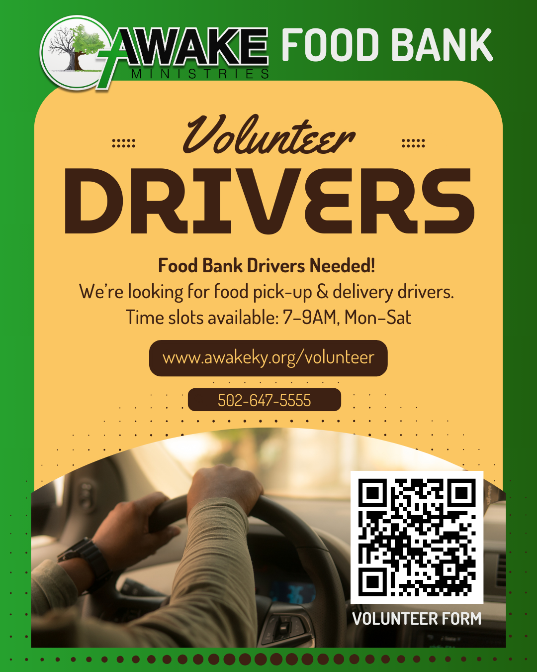 Awake Food Bank Drivers | Christ Community Church