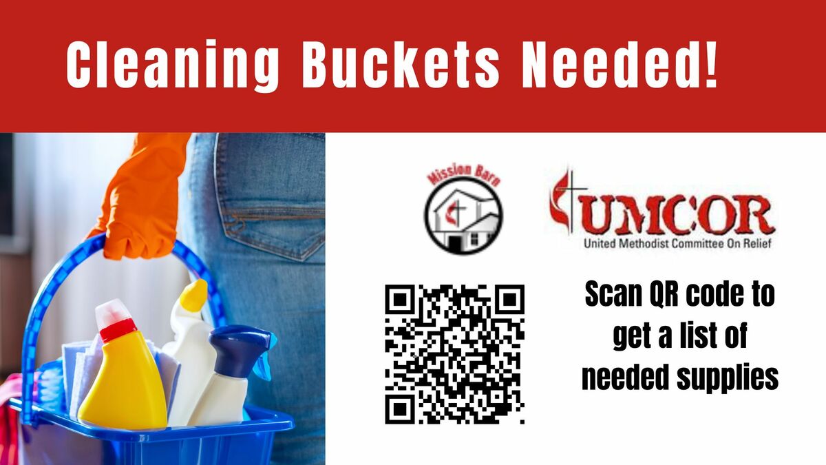 UMCOR Cleaning Bucket Challenge | Stone UMC
