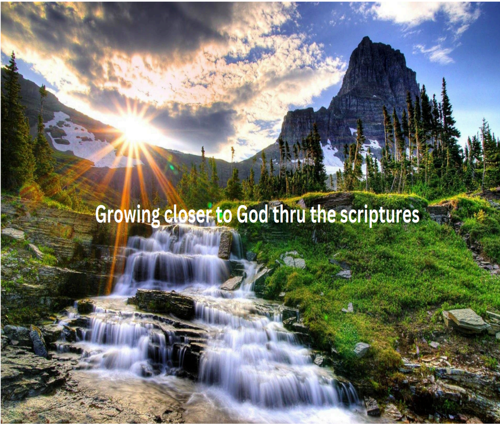 Growing Closer to God thru the Scriptures | Cross Lanes United ...