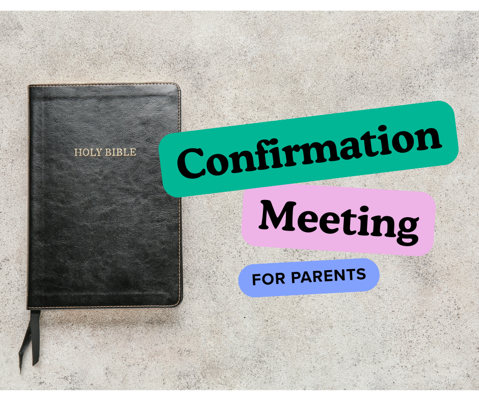 2025-2026 Confirmation Classes | Children and Youth | Rejoice Lutheran ...