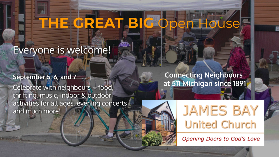 THE GREAT BIG Open House: Schedule Has Been Revealed! | James Bay ...