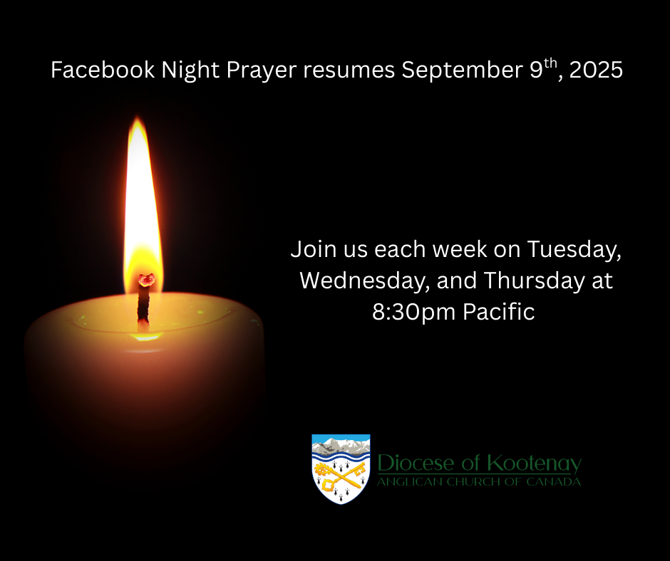Facebook Night Prayer | Anglican Diocese of Kootenay