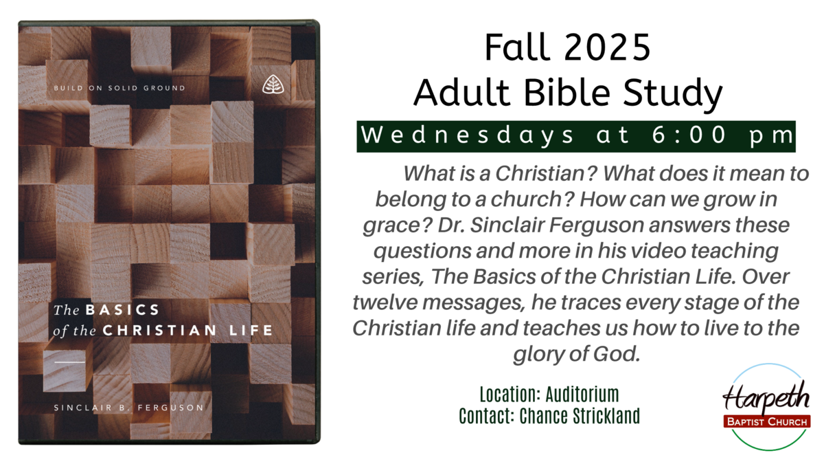 Fall Bible Study | Adults | Harpeth Baptist Church