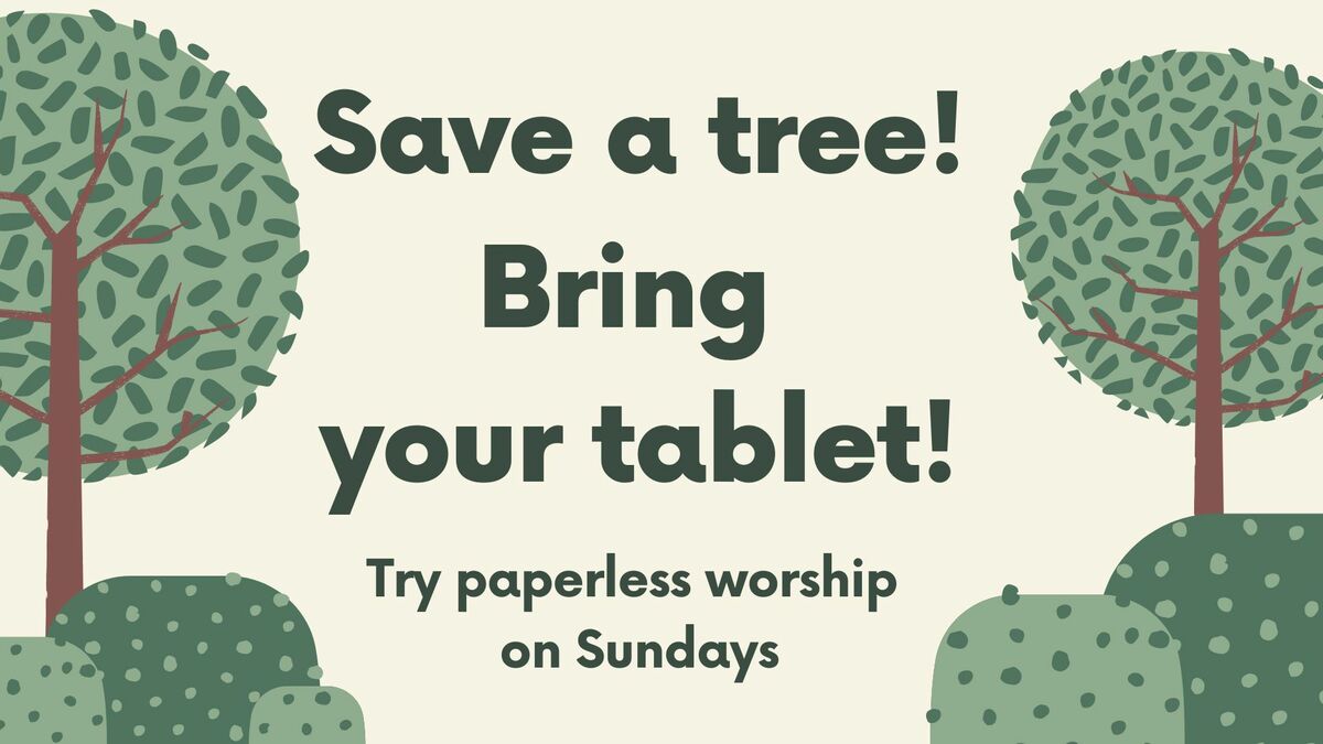 Try paperless worship on Sundays | Worship | St. Jude’s Church