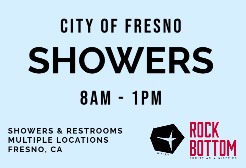 Local Showers & Restrooms Locations | Homeless Outreach | Rock Bottom ...