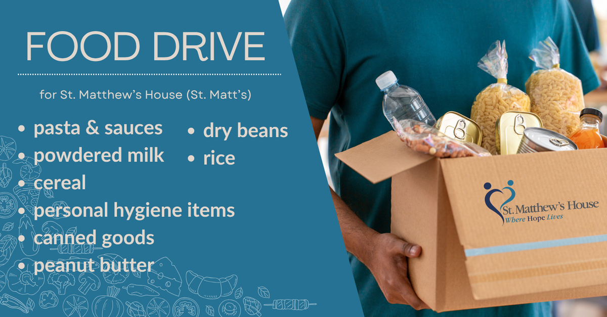 Food Drive for St. Matt's | Missions, Outreach and Partnerships ...