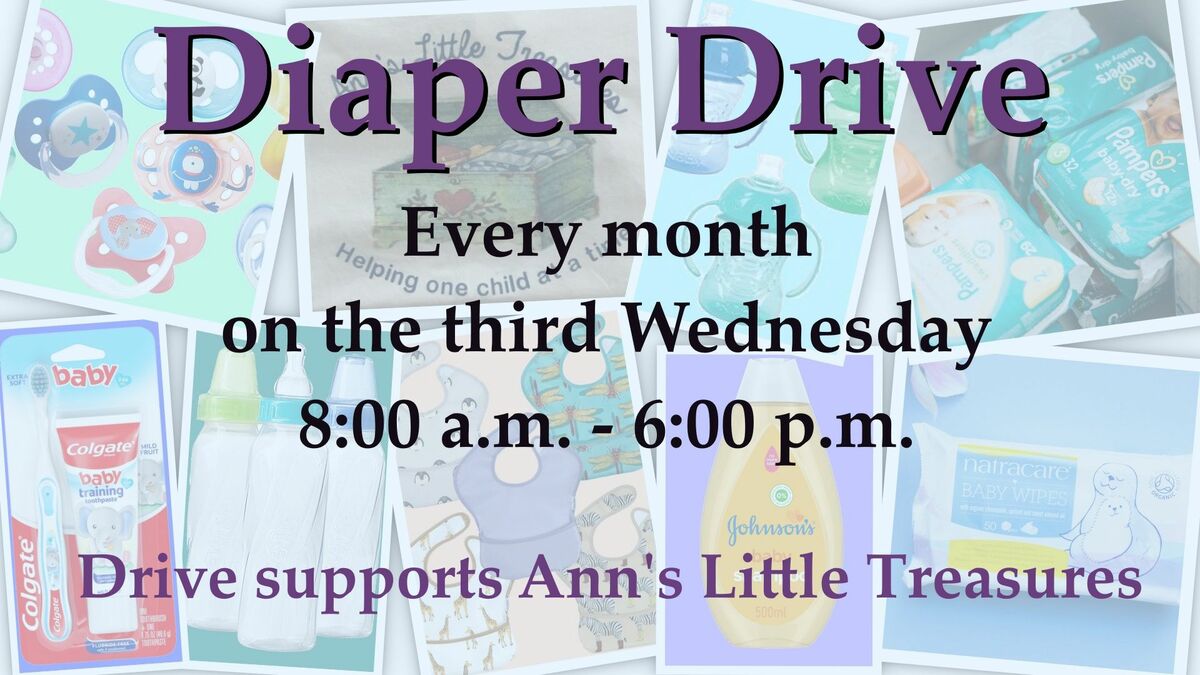 Monthly Diaper Drive - Oct 15 | Trinitarian Congregational Church