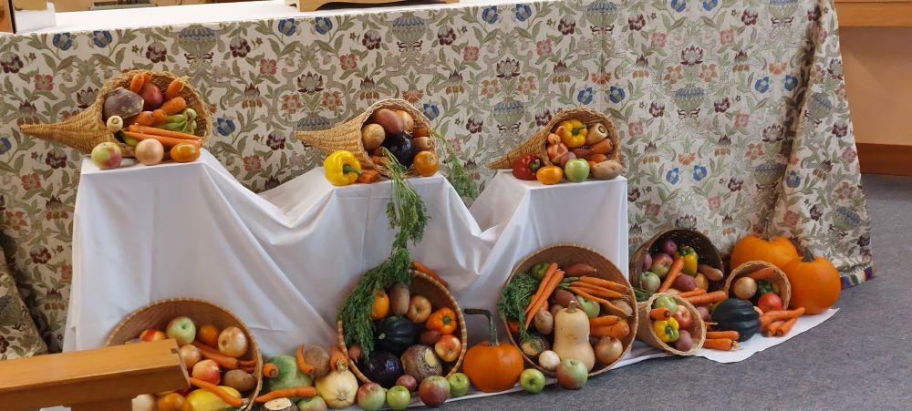 Thanksgiving Harvest Display | Altar Guild | St. John the Divine Anglican