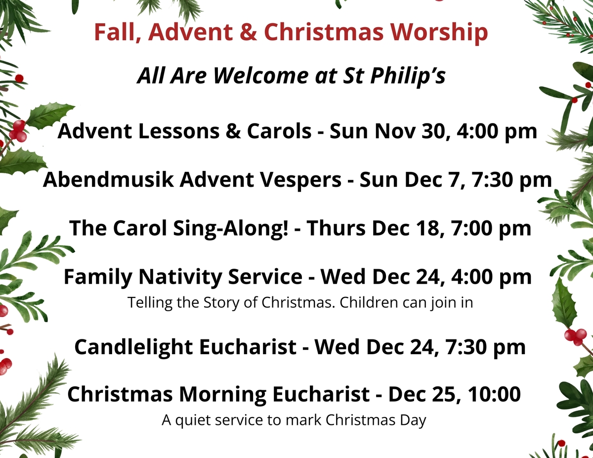 Advent & Christmas Worship | Worship Services | The Parish of St ...