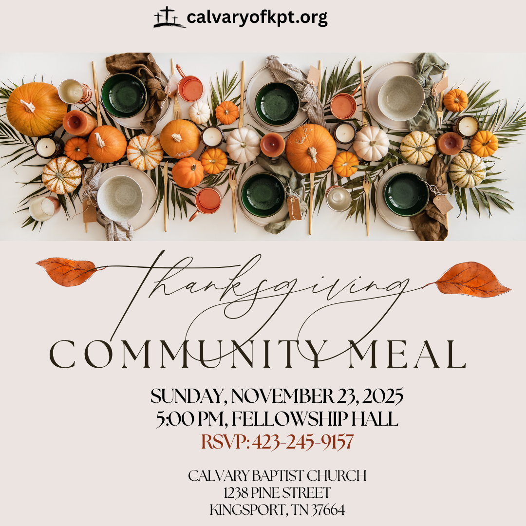 Thanksgiving Community Meal | Calvary Baptist Church