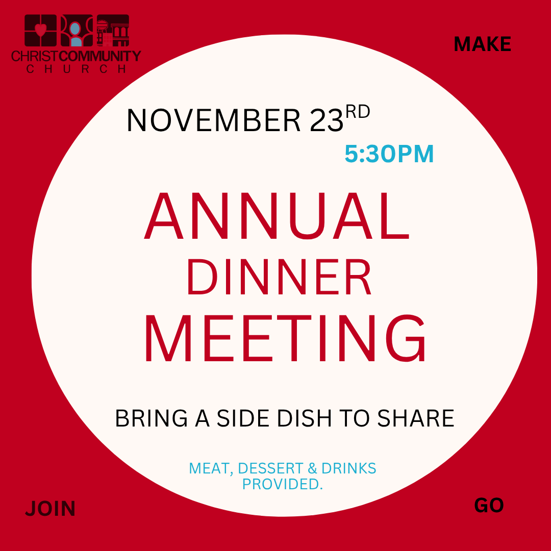 Annual Dinner Meeting | Christ Community Church
