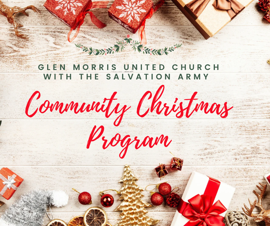 Salvation Army Community Christmas Program 2025 | Glen Morris United Church