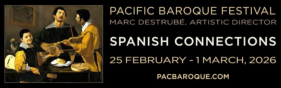 Pacific Baroque Festival: Iberian Splendour | Concerts | Christ Church ...