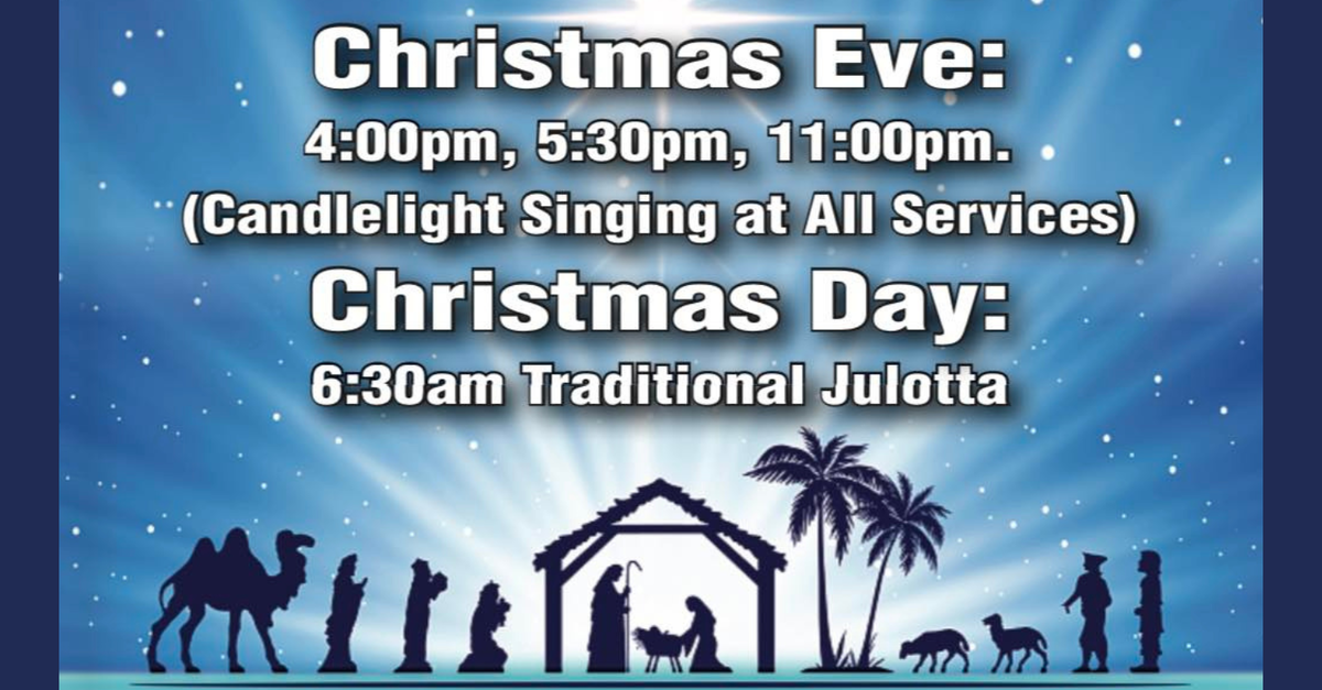 Christmas Services at First Lutheran | Worship | First Evangelical ...