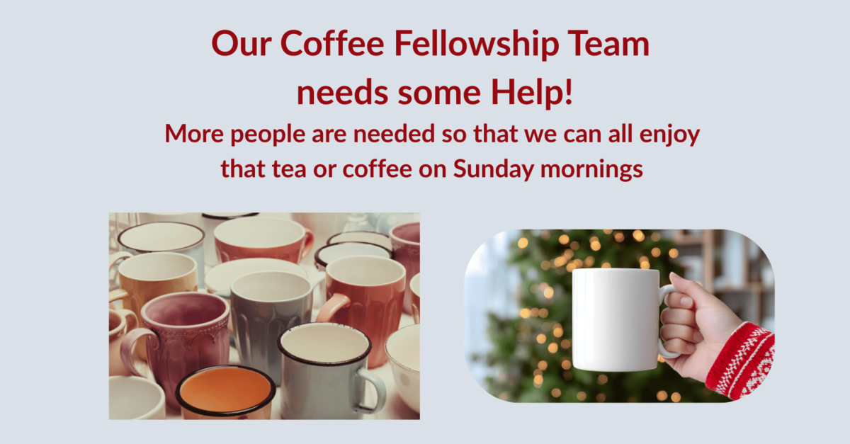 Help! Our Amazing Coffee Fellowship Team Need Support | Church of Saint ...