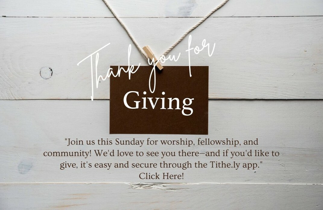 Thank You! | For All | First United Methodist Church, Liberty