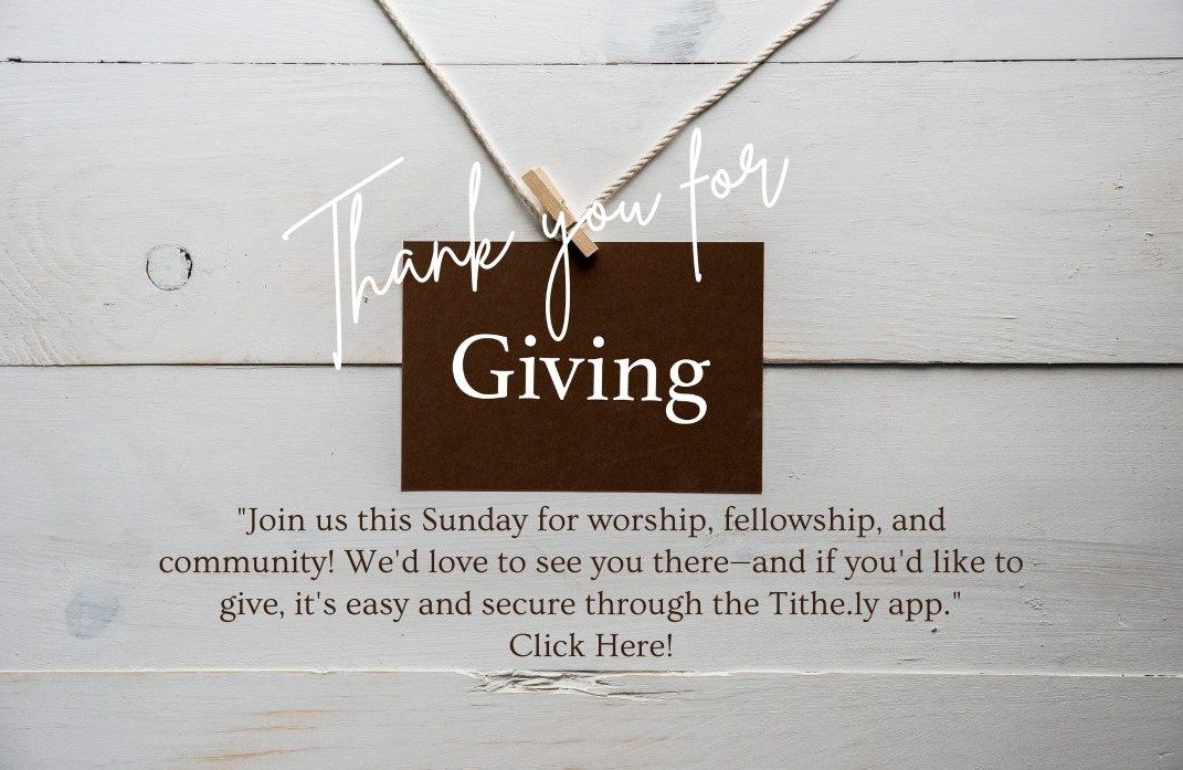 Thank You! | For All | First United Methodist Church, Liberty