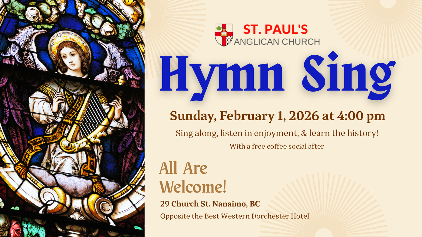 Hymn Sing | St. Paul's Anglican Church