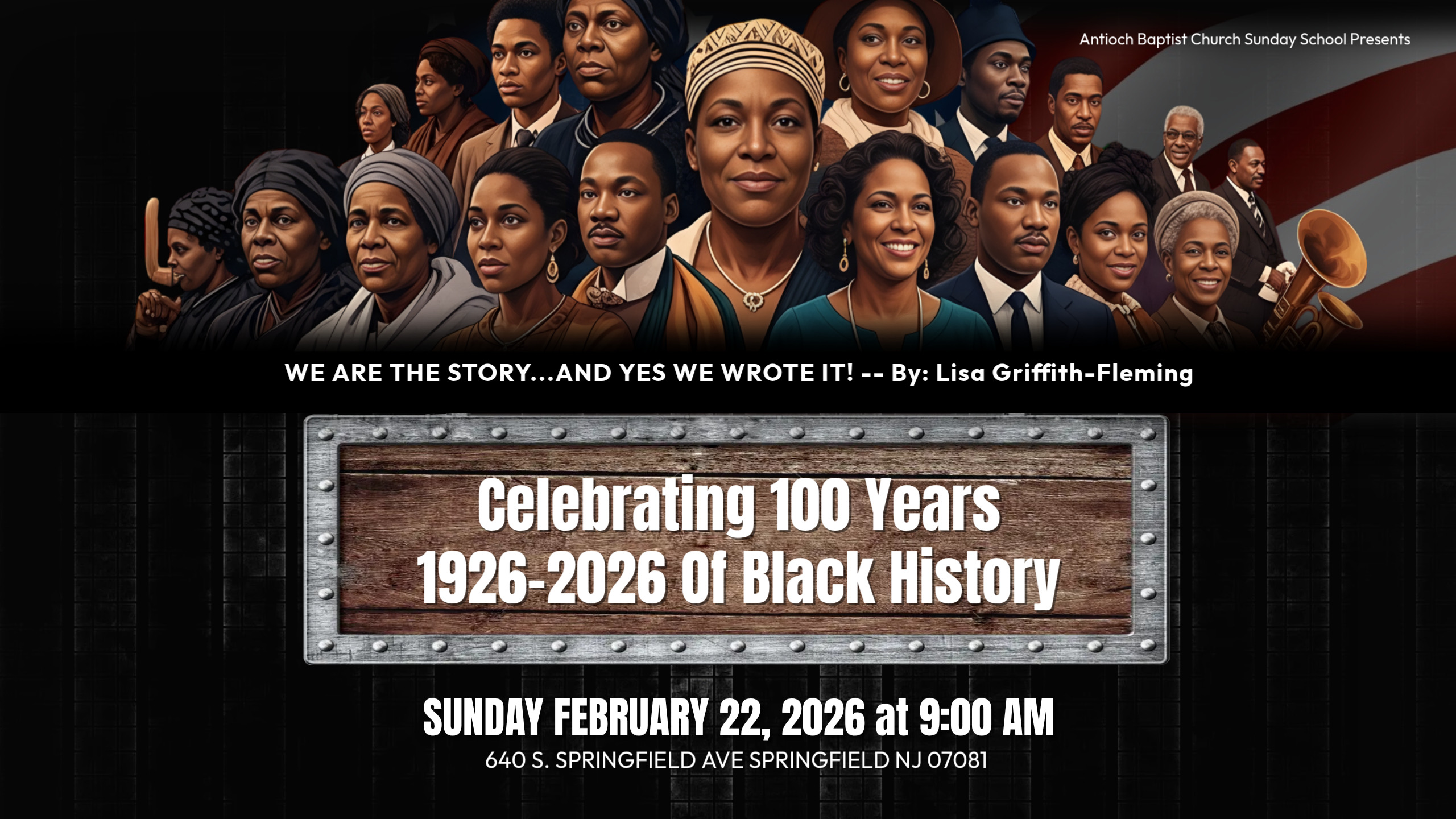 We Are the Story...And Yes We Wrote It! | Antioch Baptist Church