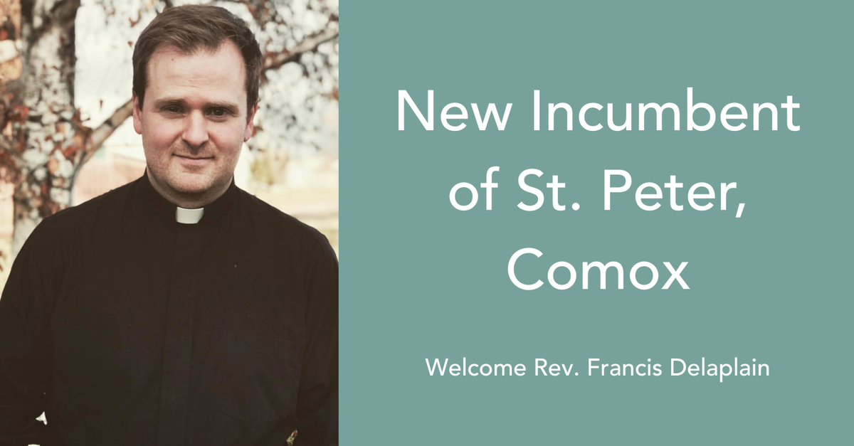 New Incumbent of St. Peter, Comox | Anglican Diocese of British Columbia